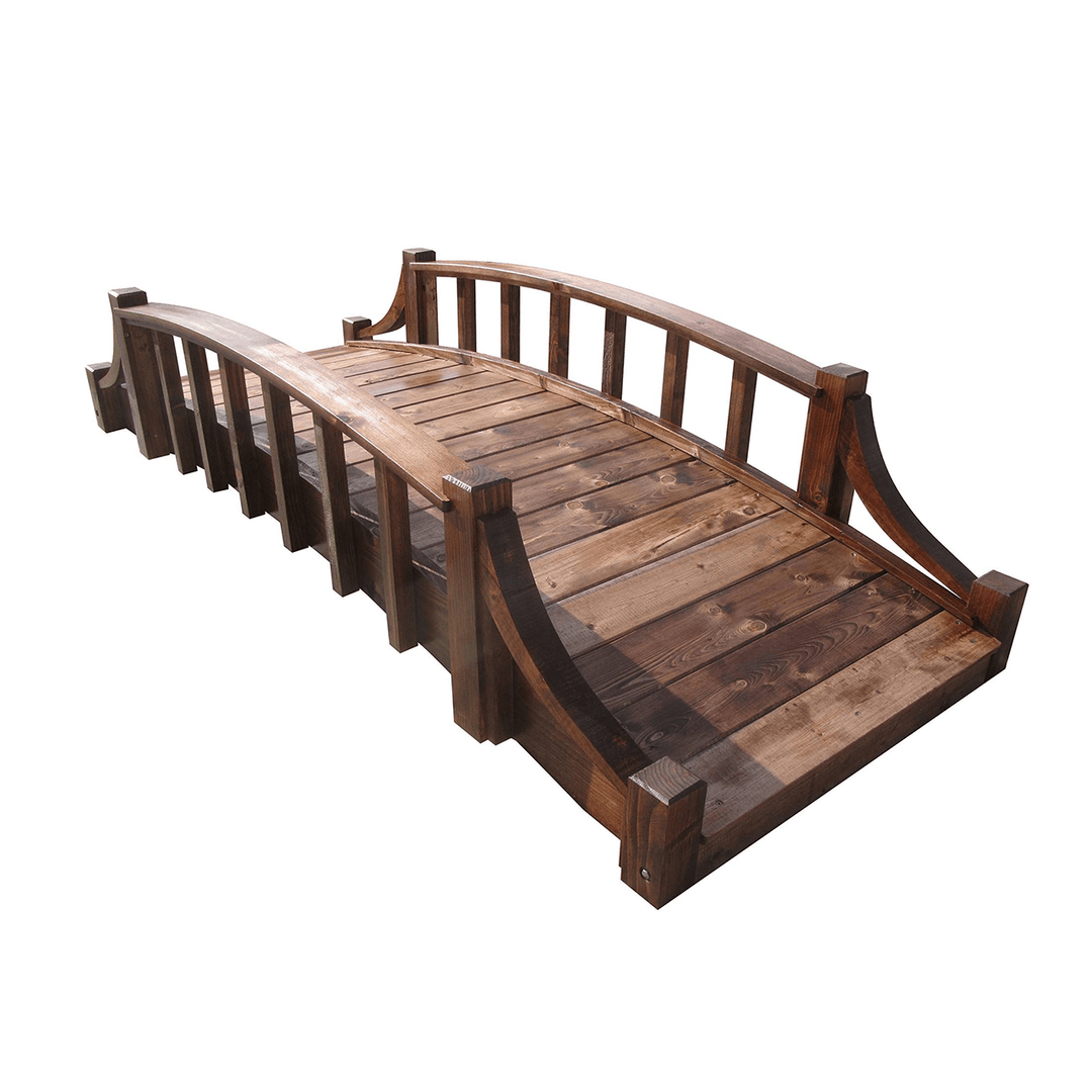 Handcrafted USA Wooden Garden Bridges for Outdoor Living – SamsGazebos ...