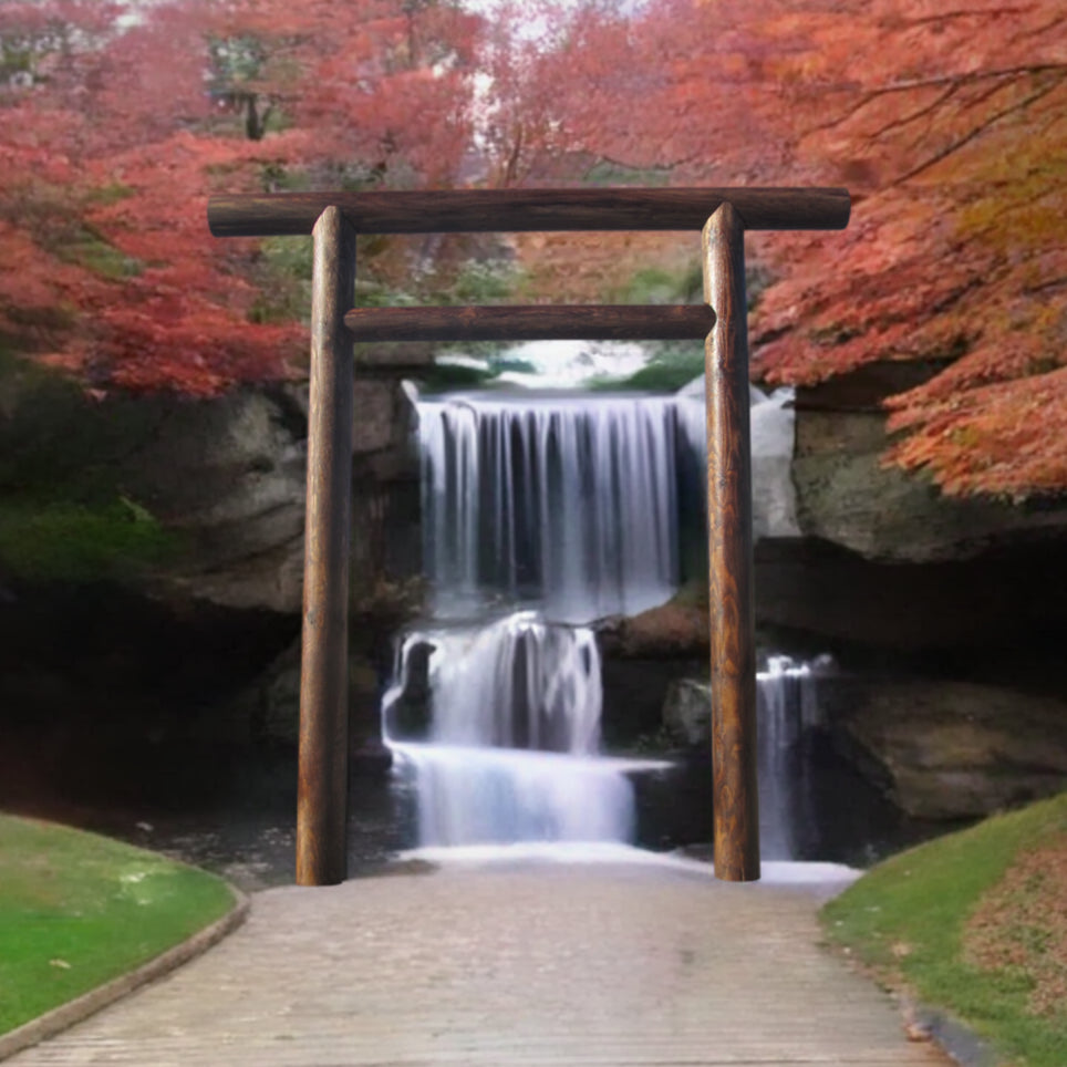 Torii - Japanese Torii Gate 8 Foot Shinmei Style