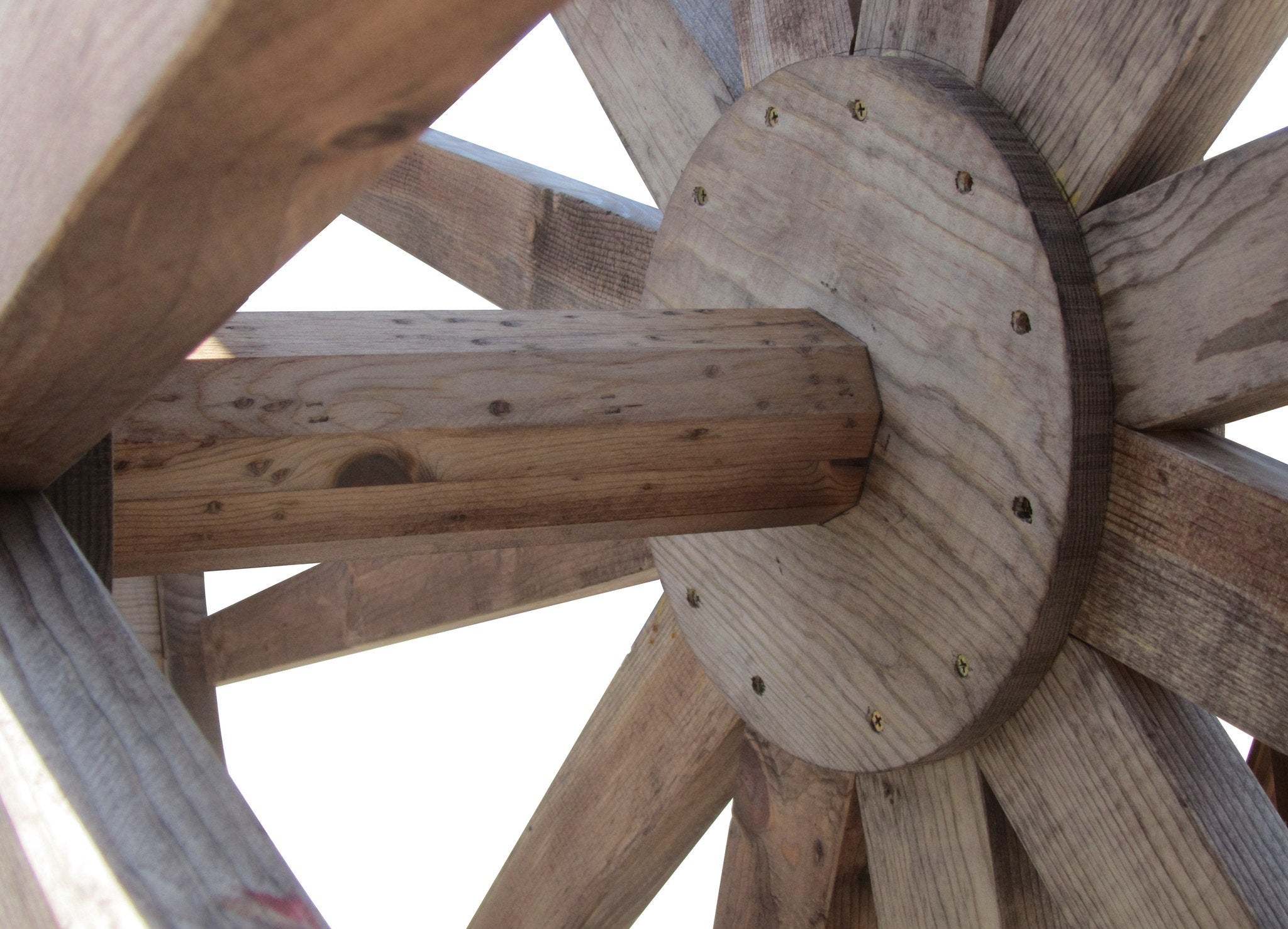 Wooden Water Wheel for Sale 8 foot – SamsGazebos Handcrafted Garden ...